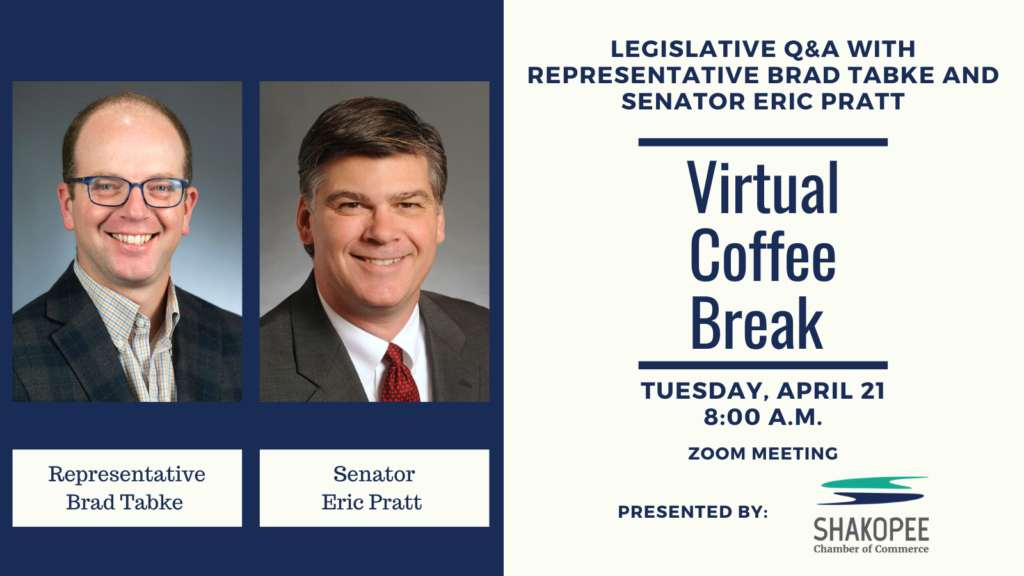 Virtual Coffee Break: Q&A With Senator Eric Pratt & Representative Brad ...