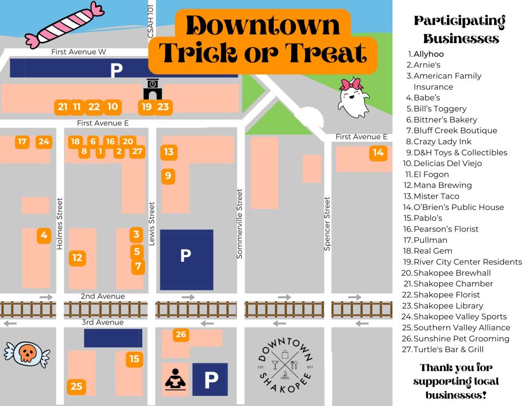 Downtown Trick or Treat | Shakopee Chamber Of Commerce